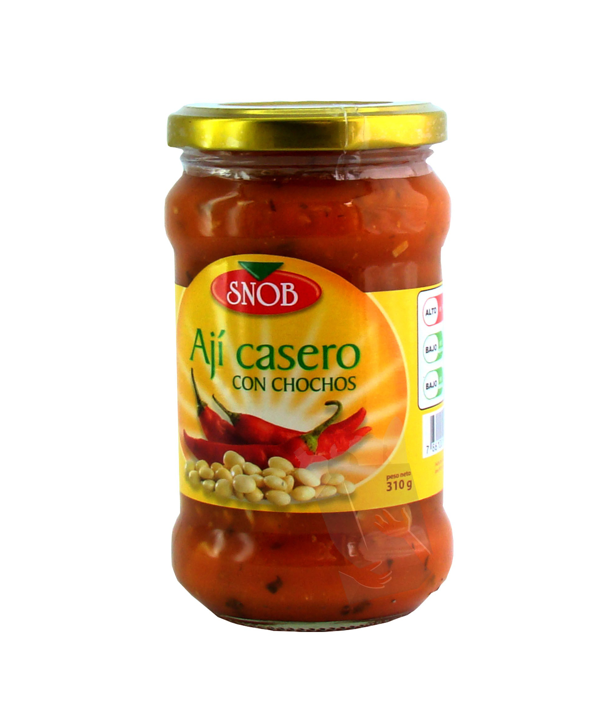 AJI SNOB CASERO CON CHOCHOS