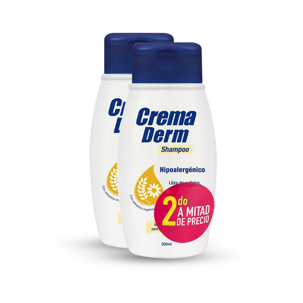 CREMA DERM SH PACK X2 2DO A MITAD