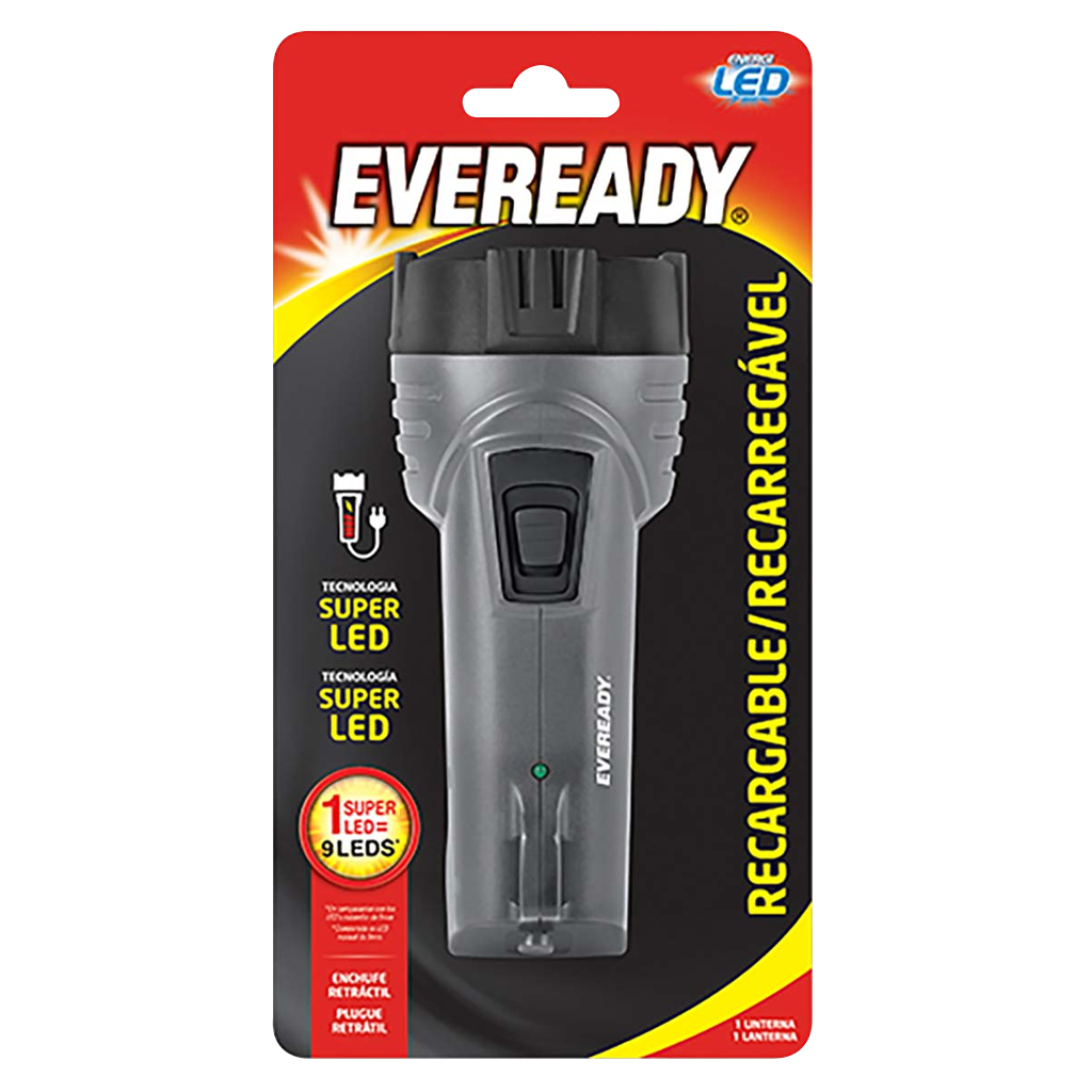 LINTERNA EVEREADY RECARGABLE 9LED