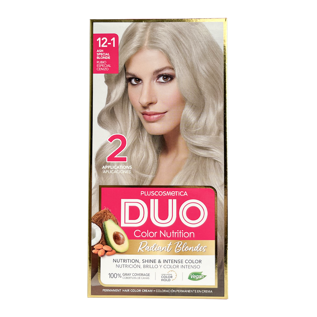 TINTE DUO 12-1 RUBIO ESPECIAL CENIZ