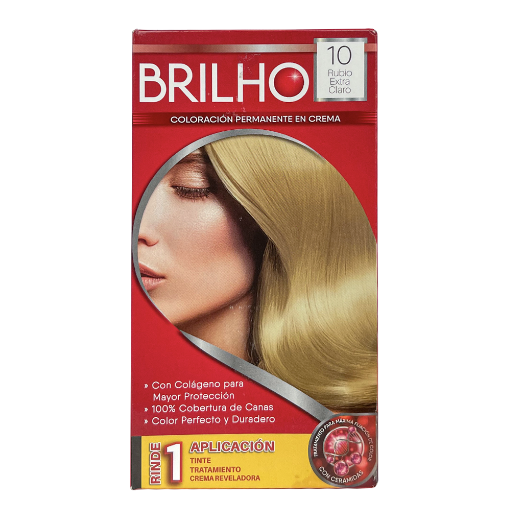 TINTE BRILHO KIT X 1 RB EXT CLA #10